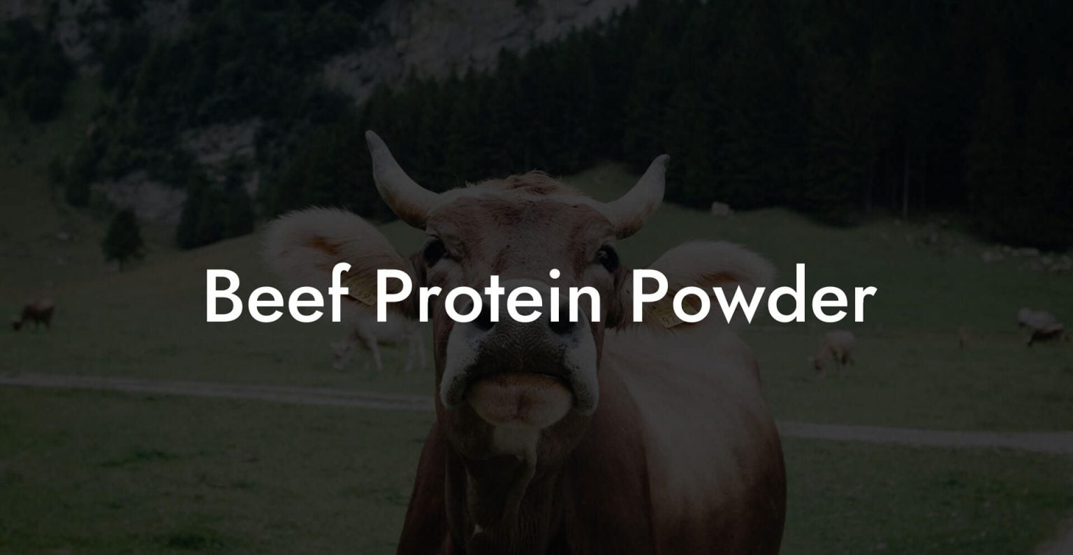 Beef Protein Powder - Beef Liver Powders