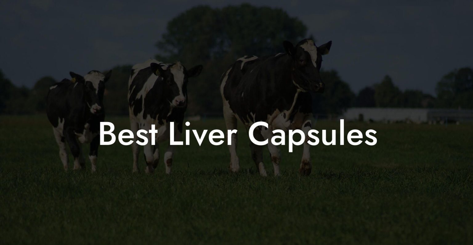 Best Liver Capsules - Beef Liver Powders
