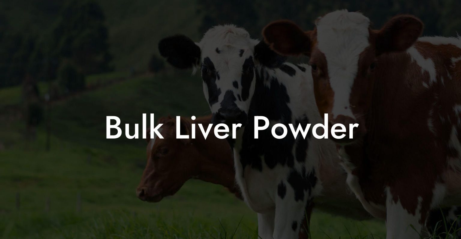 Bulk Liver Powder Beef Liver Powders