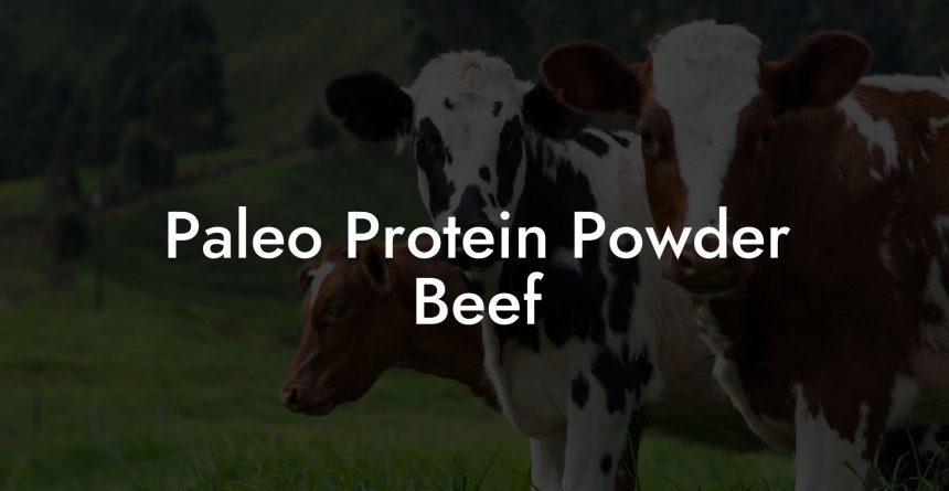 Paleo Protein Powder Beef - Beef Liver Powders