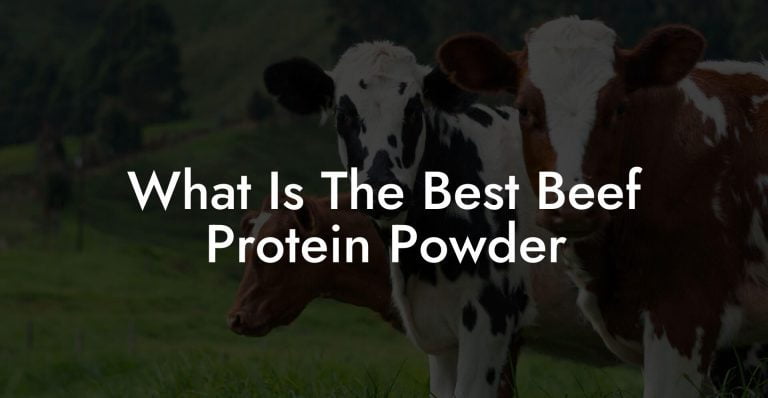 What Is The Best Beef Protein Powder - Beef Liver Powders